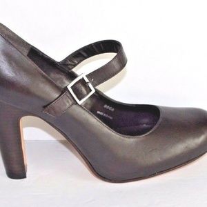 Martin + Osa | Shoes | Martin Osa Brown Leather Mary Jane Pumps | Poshmark